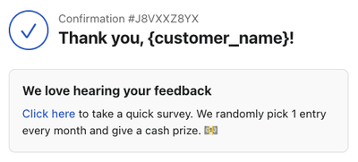 Boost Customer Engagement by Adding a Thank You Page Message